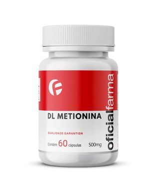 DL Metionina 500mg 60 Cápsulas - oficialfarma
