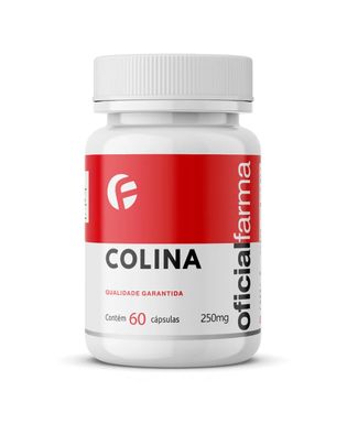 Colina 250Mg 60 Cápsulas - oficialfarma