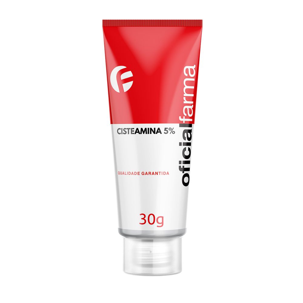 Cisteamina 5% 30g Creme - oficialfarma